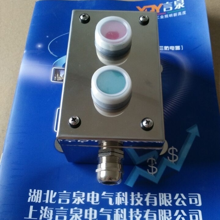 304不锈钢防水防尘防腐启停开关控制按钮盒-环保在线